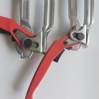 China Quick Action Welding Clamps Quick Release Ratchet Handle Clamps Adjustable Ratchet Forged Steel Bar Clamps for sale