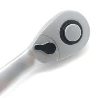 China High Torque Push Button Quick Release Ratchet 1/2 inch Male Square Drive Soft Grip Ratchet Wrench for sale