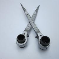 China 315mm Long Chrome Vanadium Steel Socket Scaffold Ratchet Forged Podger Handle Staging Ratchet 19mm 22mm for sale