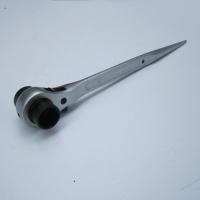 China Quick Reverse High Strength 19mm 22mm Scaffolder Podger Ratchet Wrench 315mm Long Light Weight Ratchet Wrench for sale