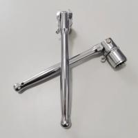 China Bright Chrome Steel Scaffolding Swing-over Box Spanner 12 Points 7/16in 21mm Poker Handle Scaffolder Spanner for sale