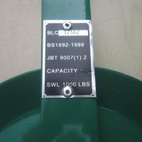 China Powder Coating Hoisting Block BLC 1000kgs Scaffold Gin Wheel 10