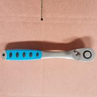 China Heavy Duty Ratcheting Wrench Cranked Handle with Soft Grip 1/2in 90 Teeth Ratchet Wrench for sale