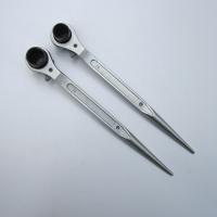 China High Torque Wrench Double Ratchet Spud 12-point 19mm 22mm Podger Handle Ratchet Spanner for sale