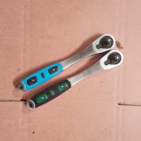 China Heavy Duty Ratchet Handle Male 12.5mm/sq Drive 250mm 90 Teeth Ratchet Wrench for sale