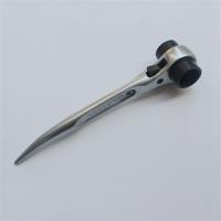China Industrial Tools Hardened Tampered Rat Tail Shaft Chrome Steel Bi-hexagon Socket 19 x 24mm Podger Ratchet Stubby for sale