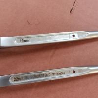 China Top Quality Industrial Color Podger Handle Ratcheting Scaffold Spanner 19mm 22mm Scaffolder Rigging Ratchet Wrench for sale