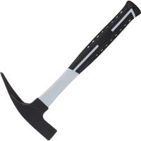 China German Quality Carbon Steel Forged 600g Head Carpenter Roofing Hammer Fiberglass Handle Single Claw Hammer for sale