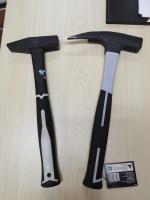 China German Quality Carbon Steel Forged 600g Head Carpenter Roofing Hammer Fiberglass Handle Single Claw Hammer for sale