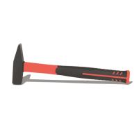 China Germany Quality 200g 300g 500g 800g 1000g Carbon Steel Fiberglass Handle Martillo Fitter's Mechanical Machinist Hammer for sale