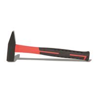 China Hot Sale Germany Quality Machinist Hammer with Shock Reduction Fiberglass Handle Carbon Steel Forged Head for sale
