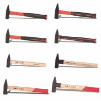 China Germany Quality Engineer's Hammer Carbon Steel Anti-Slip Genuine Hickory Wood Handle Machinist Hammer for sale