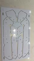 China 0.2mm Thickness Aluminum Base PCB Metal Core Board for LED Lighting with 10mm Minimum Size and 0.1mm Line Width for sale
