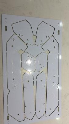 China 0.2mm Thickness Aluminum Base PCB Metal Core Board for LED Lighting with 10mm Minimum Size and 0.1mm Line Width for sale