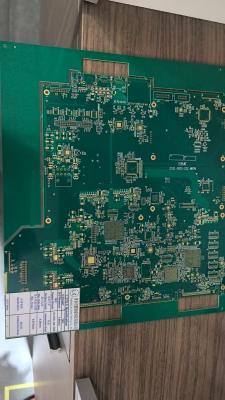 China Single-Sided Aluminum PCB with Immersion Gold Finish - 0.1mm Line Width, 10mm×10mm Board Size for LED Lighting for sale