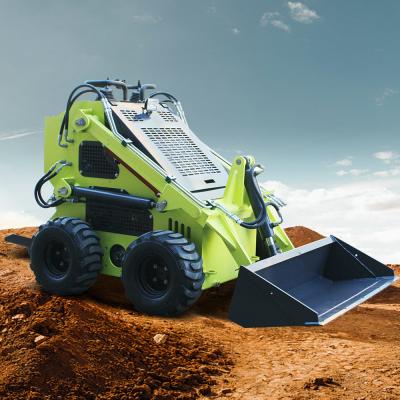 China 0.15 M3 Mini Gasoline Tracked Skid Steer Loader with MOOG Hydraulic Cylinder Certification for sale