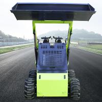 China 300 kg Mini Sliding Loader CE Approved Electric Tracked Skid Steer with Attachments for sale