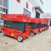 China 2300 kg Weight Outdoor Application Aerail Work Platform Electric Tracked Scissor Lift for sale