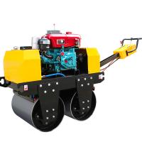 China 600mm Compaction width Walk Behind Tandem Road Roller For Your Requirement for sale