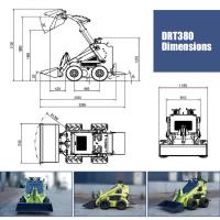 China 17.1kw Tracked Skid Steer Loader in with CE Certification and Electric Sliding for sale