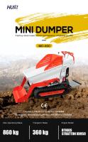 China Hydraulic Tracked Mini Dumper 300 kg/500 kg/800 kg for Smooth and Safe Operation for sale