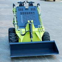 China Small Skid Steer Crawler Loaders with Huade Hydraulic Pump and Working Speed of 0-6 km/h for sale