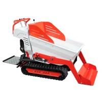 China Self Loading Crawler Loader Dumper Mini 800kg Dumper with Disc Distribution Cycloid Motor for sale