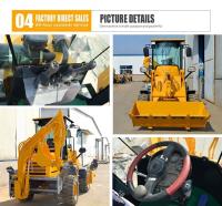 China CHAOSHUN 2ton 3ton 5ton 6ton 4x4 Mini Backhoe Loader with attachment backhoe for sale