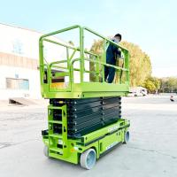 China 320kg Rated Loading Capacity Tracked Driven Crawler Scissor Lift for Rough Terrain for sale