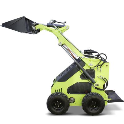 China Multi-Function Mini Diesel Skid Steer Loader 1552x1050x1080mm Bucket capacity 150 Kg for sale