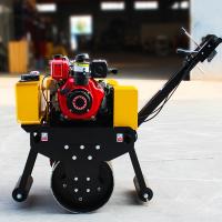 China 2.5L Fuel Tank Capacity Single Wheel Roller for Walk Behind Vibratory Compaction for sale