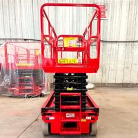 China CE ISO Certification 4-14m Electric Scissor Lift 200kg Capacity 500kg Hoisting Speed for sale