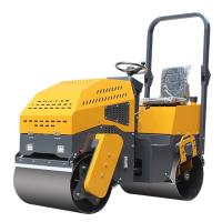 China Powerful Roller Compactor Machine for Gravel and Sand EPA Engine KYB Hydraulic Valve for sale