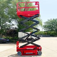 China Mid Rise 4m Portable Small Scissor Lift 2400*1170mm with Max Lifting Height of 4m for sale