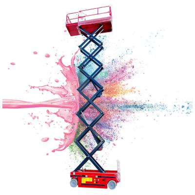 China Electric Hydraulic Scissor Lift 4-18m Aerial Platform for Restaurant 320kg Capacity for sale