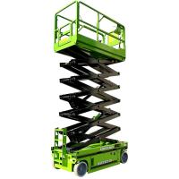 China 0-34M/MIN Hoisting Speed 4m Hydraulic Self Propelled Mini Scissor Lift with 900mm Platform for sale