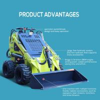 China 375kg Lifting Force CE Certified Tracked Sliding Loaders with 0.15 M3 Bucket Capacity for sale
