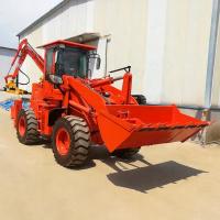 China Mini Backhoe Loader with 3400 kg Machine Weight and BOXINHUASHENG Hydraulic Valve for sale