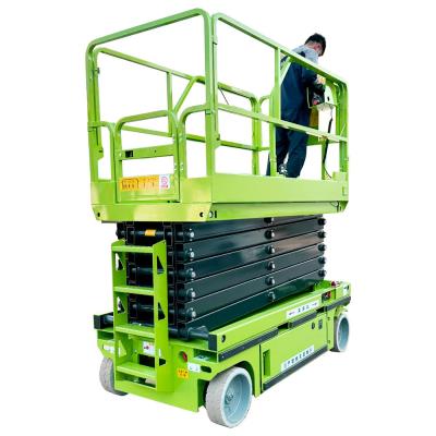 China Lowest Height 1700mm Mobile Self-Propelled Scissors Lift Platform for Glass Cleaning for sale