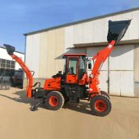 China 4x4 Wheel Drive 400kg-2.5ton Mini Loader Backhoe Loader For Sell With Snow Shovel for sale