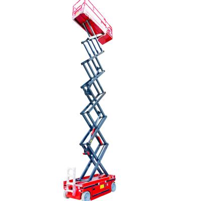 China Electric Hydraulic Battery Powered Scissor Lift Platform Table Max Lifting Height 8m for sale