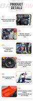 China Electric Diesel Self Loading Electrico Mini Track Crawler Truck Dumper 500kg 1 Ton Made for sale