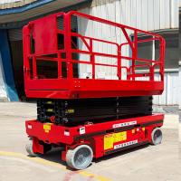 China 2000kg Mobile Hydraulic Battery Trailer Electric Scissor Lift for Aerial Work Platform for sale