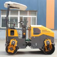 China 3 Ton Small Road Roller with Steel Wheel Diameter 560X1100 and Low Compaction Force for sale