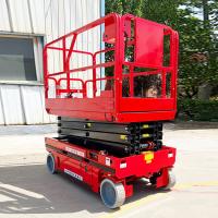 China 320kg Rated Loading Capacity 12M Double 6M To 14M Trailer Lift Aerial Work Platform for sale