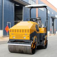 China Double Drum Roller 3 Ton Hydraulic Vibratory Road Compactor for Smooth and Compaction for sale