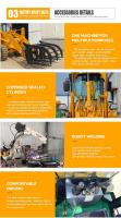 China Professional Design Backhoe Loader with 37 KW Power and 4800 kg Weight for sale