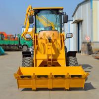 China BOXINHUASHENG Hydraulic Pump Loader Backhoe Attachment Front End Loader With Backhoe for sale