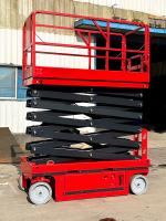 China HQ-Lift Full Electric Mobile Folded Platform for Narrow Spaces Max Lifting Height 14m for sale