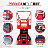 China HQ-Lift Full Electric Mobile Folded Platform for Narrow Spaces Max Lifting Height 14m for sale